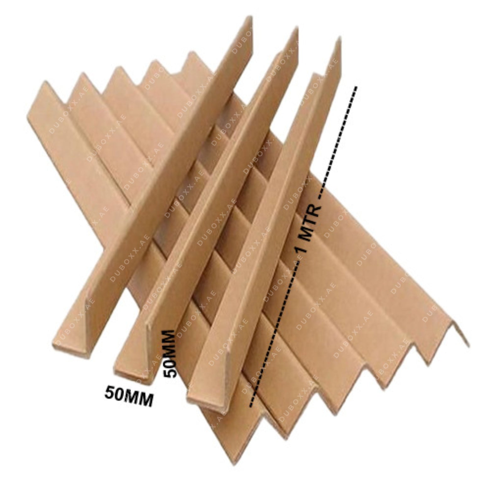Hardboard Pallet Edge Protectors-5MM*1Mtr/2Mtr – Duboxx Packaging LLC