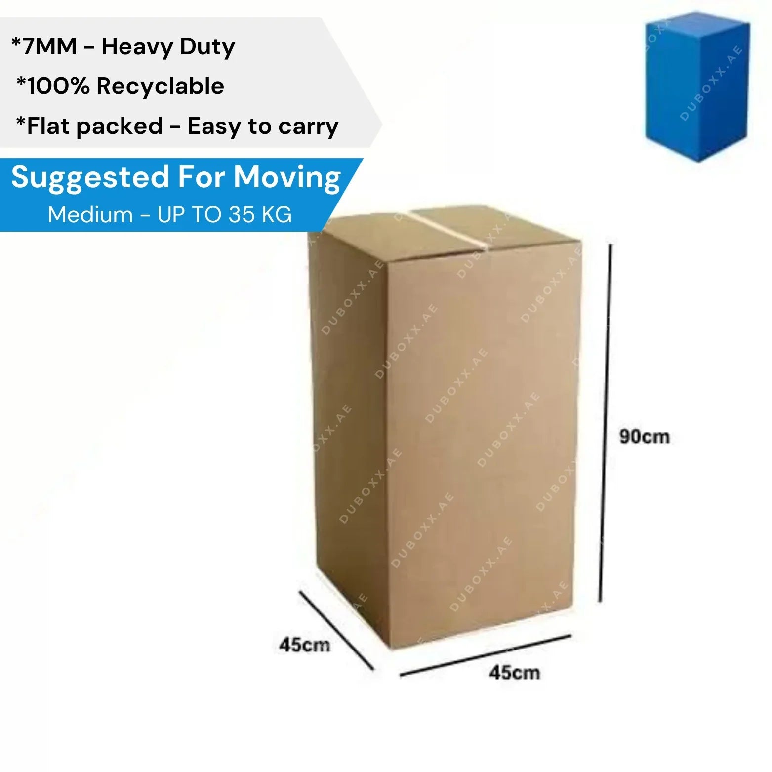 Shipping Carton Box 45x45x90CM-5Ply – Duboxx Packaging LLC