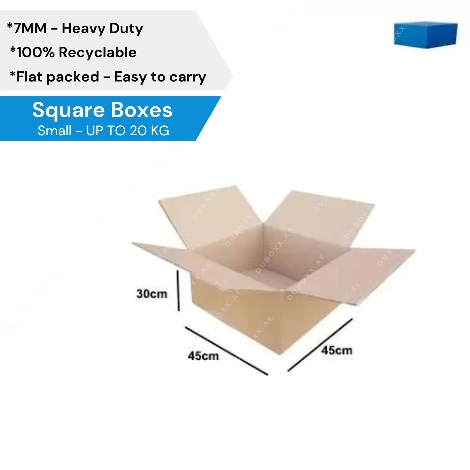 Shipping Carton Box 45x45x30CM-5Ply – Duboxx Packaging LLC