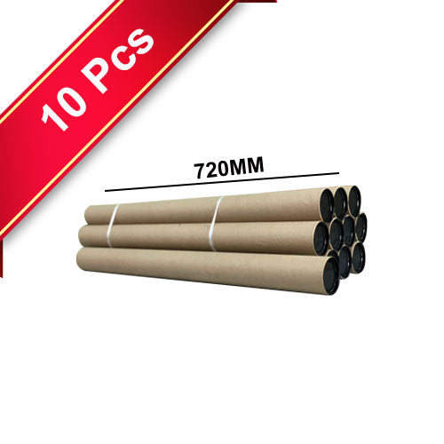 Mailing Tubes With End Caps- 720MM X 75MM Diameter – Duboxx Packaging LLC