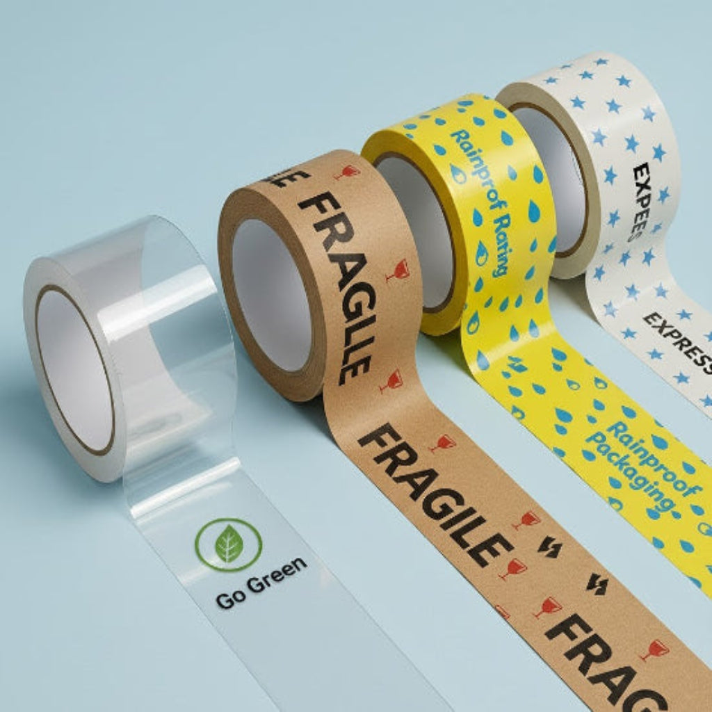 Custom Packaging Tapes – Custom Printed Tapes MOQ 1000 Pcs – Duboxx ...