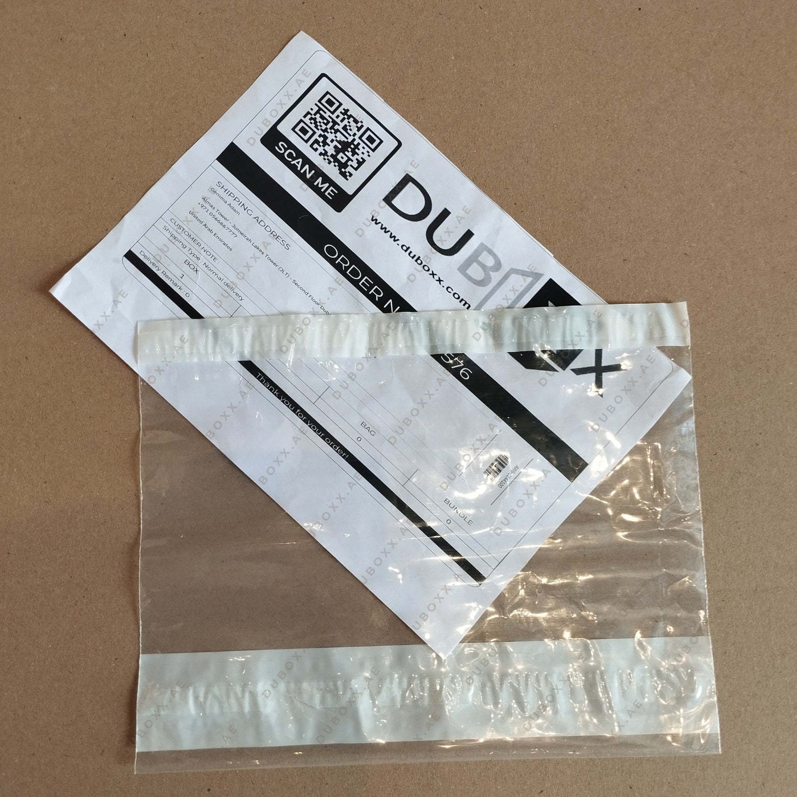 Packing Slip Plastic Pouch 60mic-24.5x17CM-25Pcs/pkt – Duboxx Packaging LLC